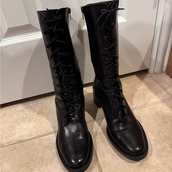 PAZZO | Shoes | Pazzo Black Laceup Womens Boots | Poshmark